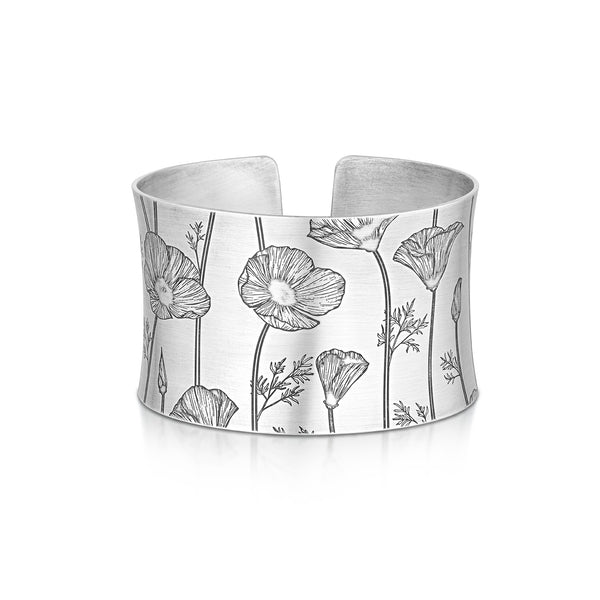California Poppy Cuff – Krista Tranquilla Studio
