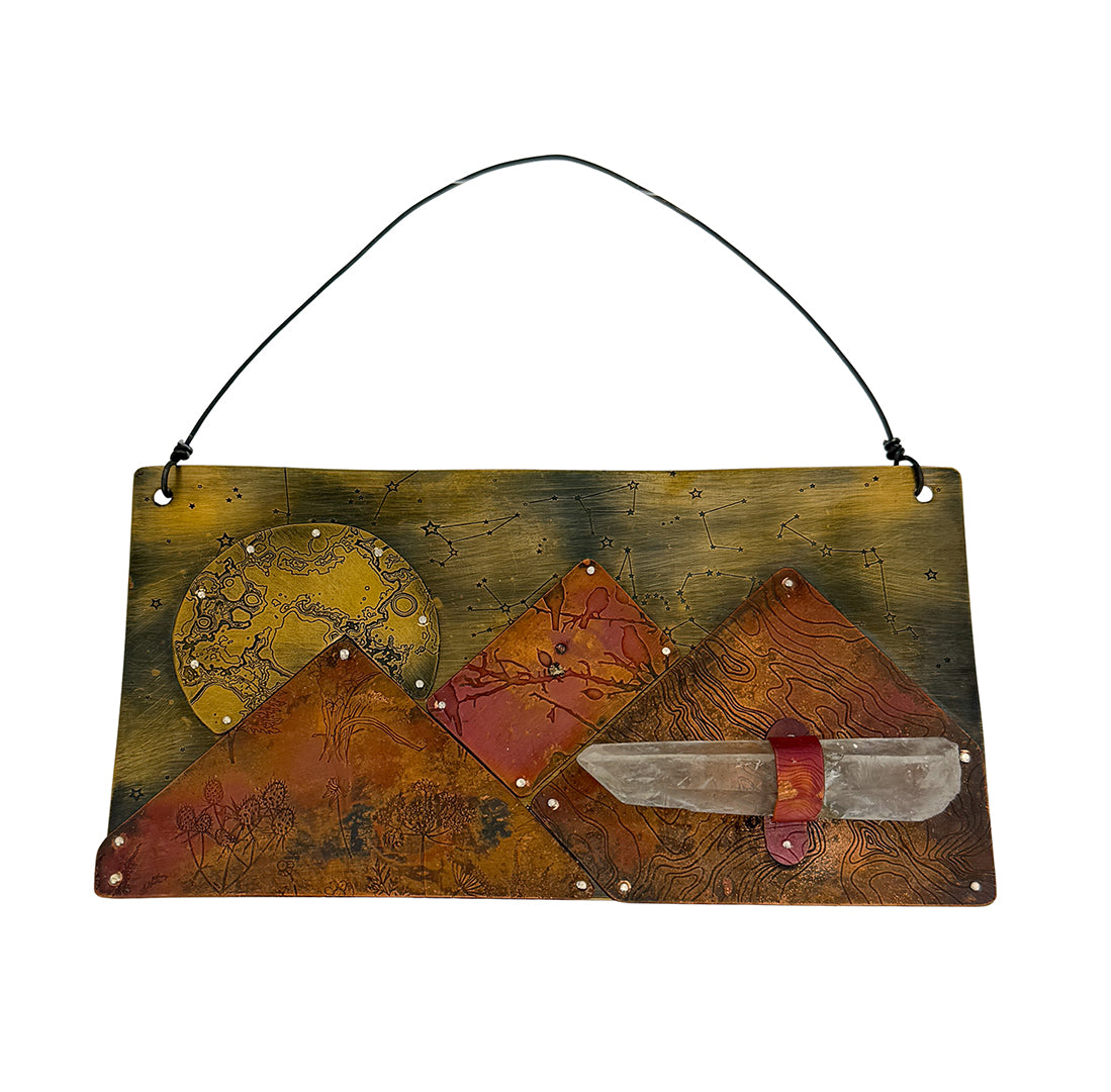 Let Love In Wall Art | Handmade Copper and Quartz Home Decor – Krista ...