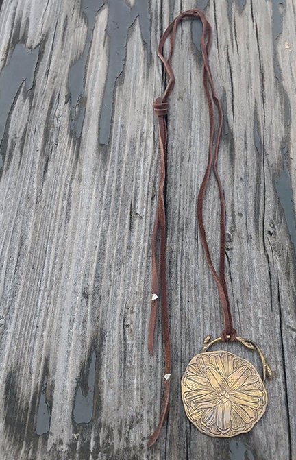 Brass Pine Cone Pendant – Krista Tranquilla Studio